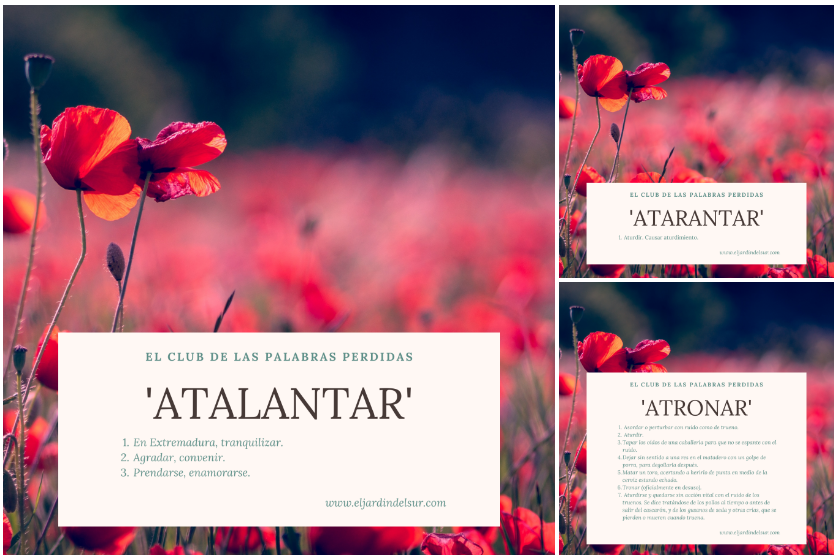 El Club de las palabras perdidas: Atalantar, atarantar y atronar – El ...